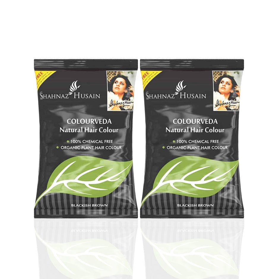 Best Natural & Organic Black/Red Henna Hair Dye for Gray Hair – shahnaz.in